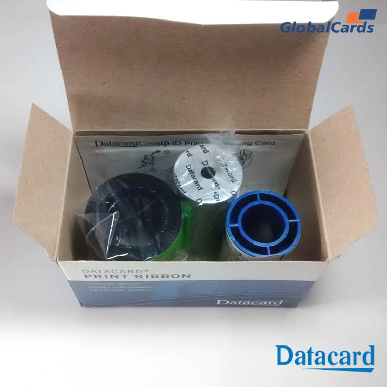 Ribbon Datacard SD260 SP35 SP55 Preto Black HQ 532000-053 1500 imp ...