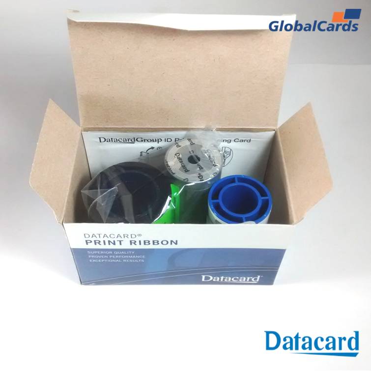 Ribbon Datacard SD260 SP35 SP55 Preto Black HQ 532000-053 1500 imp ...
