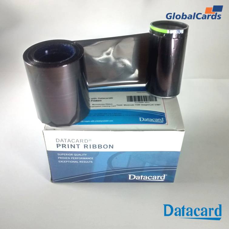 Ribbon Datacard SD260 SP35 SP55 Preto Black HQ 532000-053 1500 imp ...