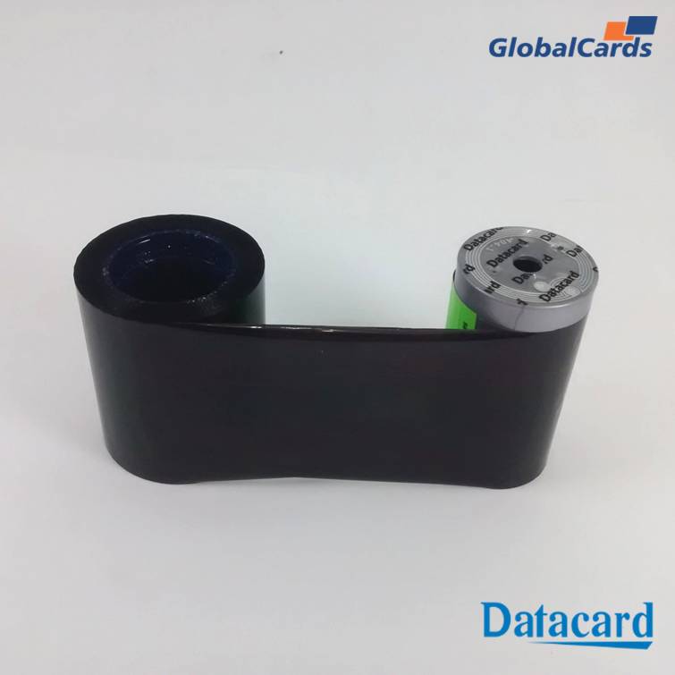 Ribbon Datacard SD260 SP35 SP55 Preto Black HQ 532000-053 1500 imp ...