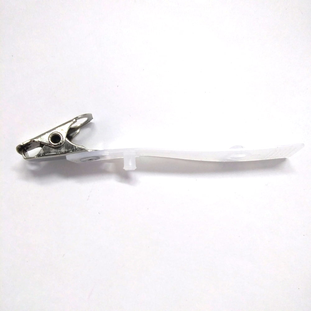 Clips jacaré ou Presilha para crachá com Alça Leitosa - Globalcards ...