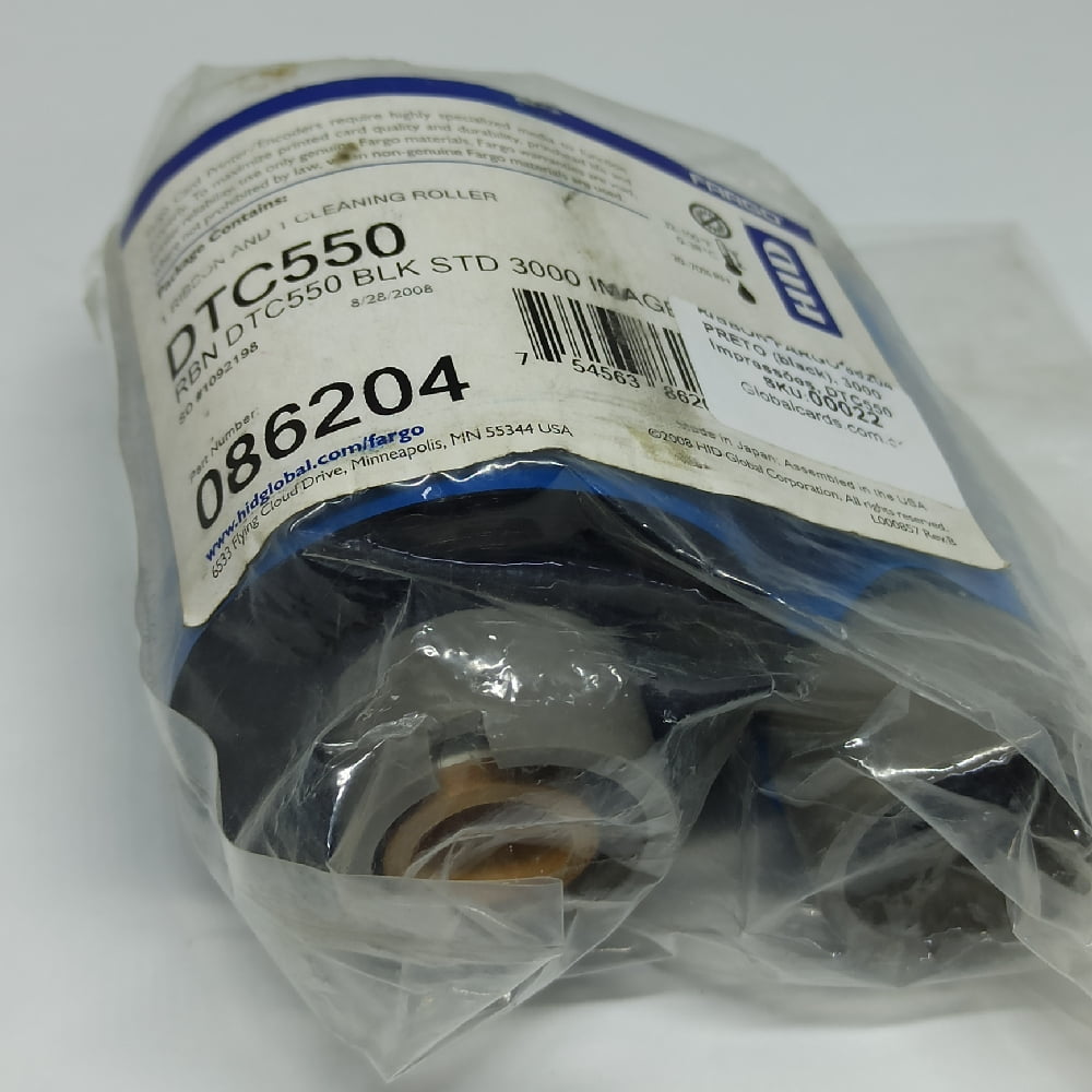 Ribbon Fargo 86204 Preto (black), 3000 Impressões, DTC550 - Gráfica ...