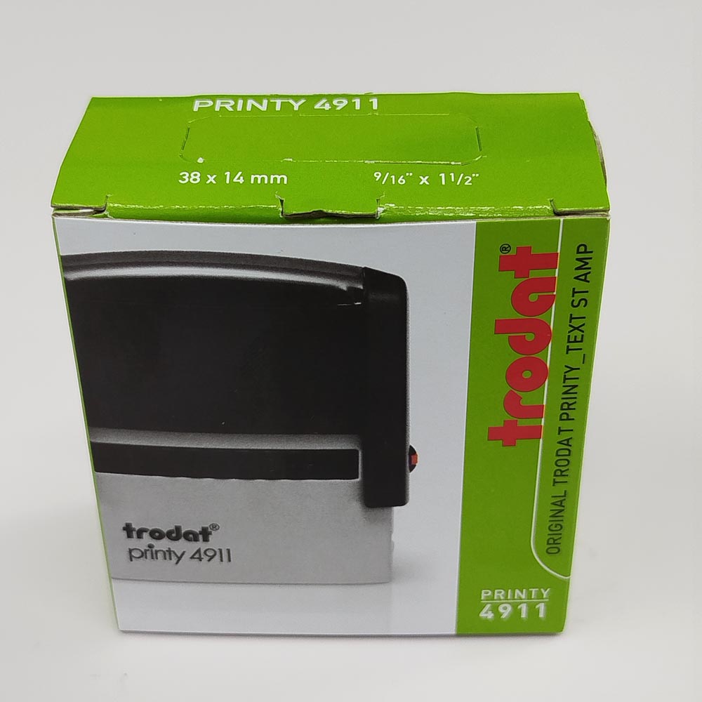 Carimbo Automático Profissional 4911 (38x14mm) Personalizado - Gráfica Globalcards